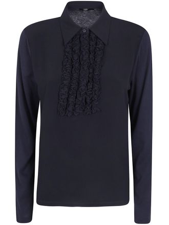 Seventy Sweater Ruffle Neck Mj2148.890180 999 Black