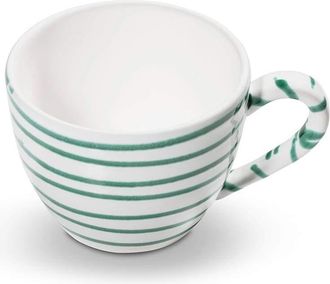 Gmundner Keramik Teetasse Maxima F&uuml;llmenge : 0.4 Liter Gr&uuml;ngeflammt Geschirr, handgemacht in &Ouml;sterreich