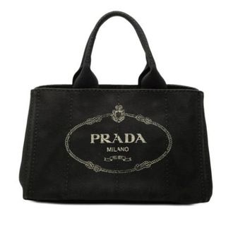 Prada Pre-owned Vintage Canvas Tote Bag - - Pre-owned - Damen - Schwarzk - ONE SIZE
