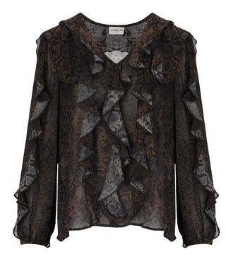 Marella BLOUSE UFO BRUN MARELLA