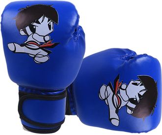 Generico Muay Thai Kinderhandschuhe, Boxhandschuhe für Kinder, Trainings-Boxhandschuhe aus Cartoon-Kunstleder, Trainingsgerät für Zuhause, Kampfausrüstung für