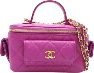 Chanel Sac Mini d&Eacute;paule Vintage Pre-owned - Femme - Pre-owned - Violet - Taille: ONE Size