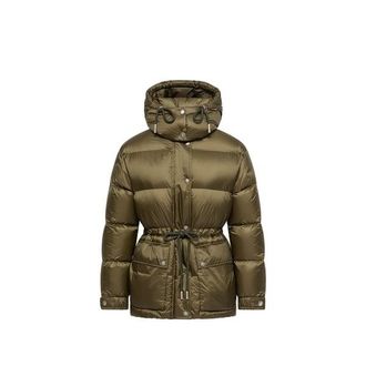 Moncler Doudoune cintr&eacute;e &agrave; capuche unie
