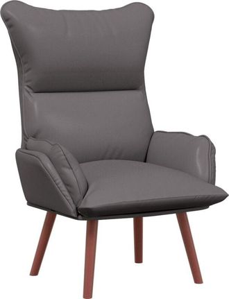vidaXL Entspannungsstuhl Grau 69 x 74 x 93 cm Kunstleder Vidaxl