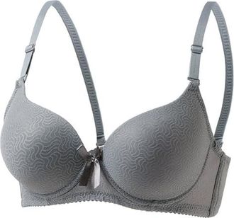 Generic T-shirt femme moyen et haut - sans armature, coton fin pour b&eacute;b&eacute;, sous-v&ecirc;tements confortables et respirants lingerie femme sous-v&ecirc;tements sexy, gris, 