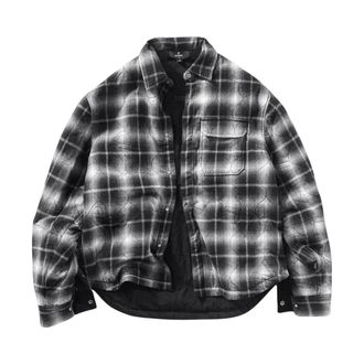 Represent Logo Quilted Shirt - - Shirts - Herren - Schwarzk - L