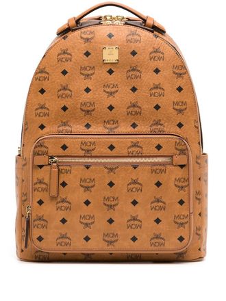 MCM Mittelgro&szlig;er Stark City Rucksack - Braun