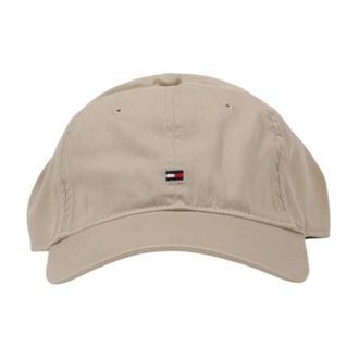 Tommy Hilfiger Homme, Accessoires, Beige, Taille: ONE Size Casquette de baseball en coton