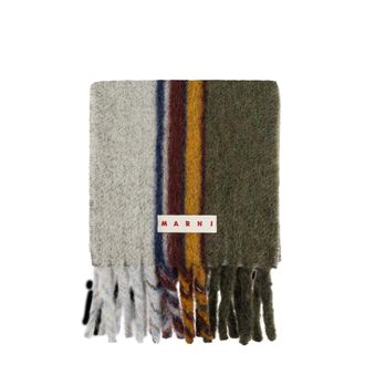Marni Homme, Accessoires, Multicolore, Taille: ONE Size Écharpe avec logo