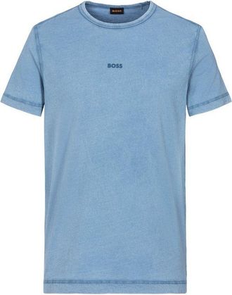 HUGO BOSS T-Shirt Tokks mit BOSS ORANGE Markenlabel