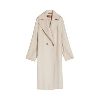 Max Mara Doppelreihiger Kokonmantel - - Coats - Damen - Beige - S