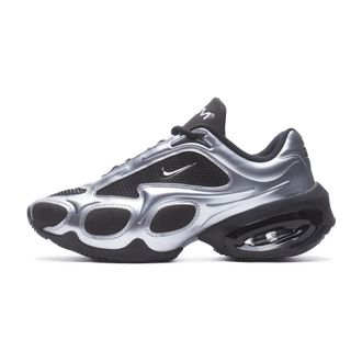 Nike Schwarze Metallic Silber Futuristische Sneakers - - Sport - Damen - Schwarzk - 38 EU
