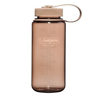 Nalgene Sustain Tritan Bouteille deau sans BPA avec 50% de d&eacute;chets plastiques, 473 ml, large ouverture, moka