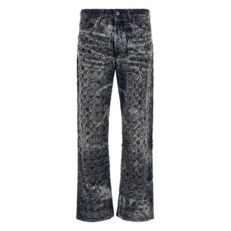 Diesel Homme, Jeans, Noir, Taille: W32 Pantalon Denim Bleu Profond Rétro