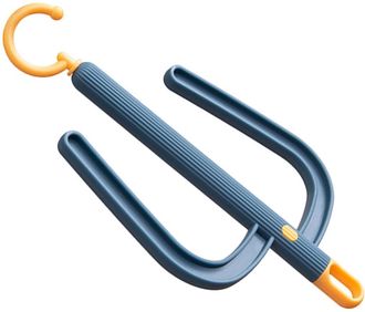 BESPORTBLE Multifunktionales Schuhh&auml;ngegestell aus Robustem Abs Kunststoff Platzsparend und Leicht Drehbarer Haken f&uuml;r Hausschuhe Sandalen Lederschuhe f&uuml;r Balkon