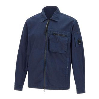 C.P. Company C.p. Company, Homme, Vestes, Bleu, Taille: M Panama-R Jacket