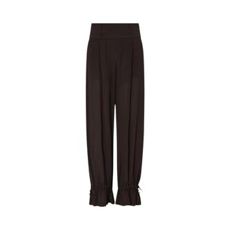 Liu Jo Pantalon Balloon - Femme - Pantalons - Brun - Taille: 38 FR