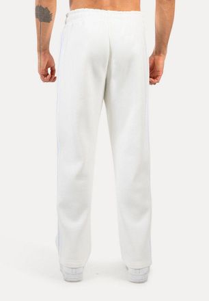 Smilodox Jogginghose Yasin, Sweathose mit Logo, Bequeme Freizeithose mit Kordelzug Seitentaschen wei&szlig;e Seitenstreifen Angenehmes Material Sport Freizeit