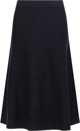 Max Mara Femme, Jupes, Bleu, Taille: 40 FR Giusy Flared Skirt