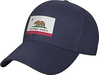 Generic Casquette Baseball Drapeau De La Californie Bonnet De Golf Classic,R&eacute;glable Casquette De Sport pour Adulte Camping Sport