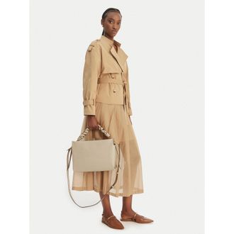 Coccinelle Handtasche Coccinelle M250 Boheme Grana Double E1 M50 19 02 01 Beige