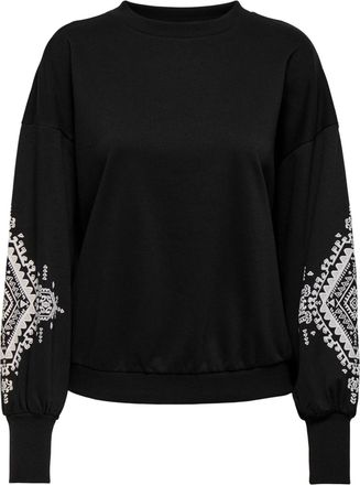 Only Onlbrooke L/S O-Neck Flower SWT Noos