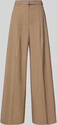 HUGO BOSS Weite Hose mit Viskose-Anteil Modell HAWELSA