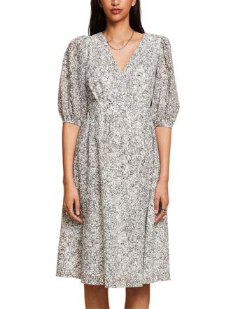 Esprit Damen 043EO1E309 Kleid, 059/ICE 5, 34