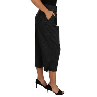 Dolce & Gabbana Womens Black Cotton Pants