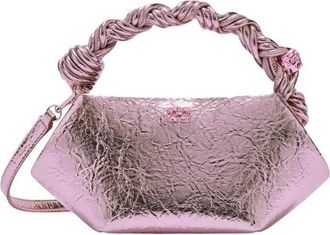 Ganni Femme, Sacs, Rose, Taille: ONE Size Metallic Mini Bou Bag