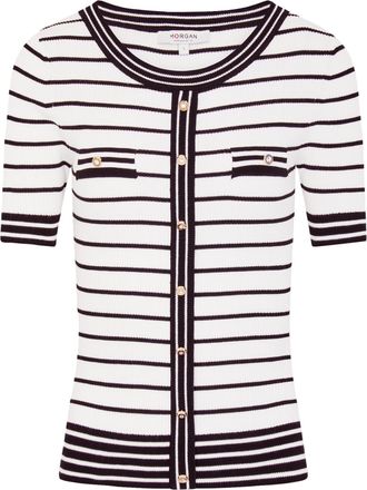 Morgan Damen 251-mgabi Pullover, Off-White, Large