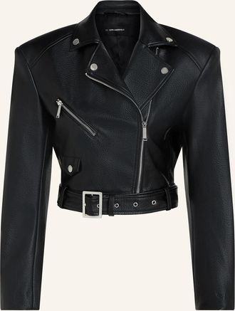 Karl Lagerfeld Bomberjacke schwarz