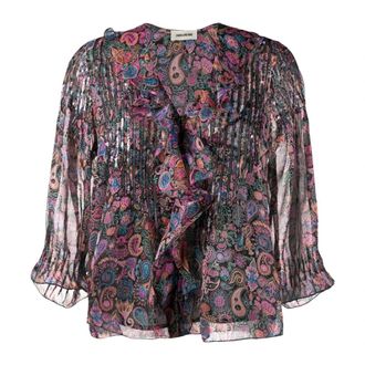 Zadig&Voltaire Bluse mit Paisley-Muster - - Blouses & Shirts - Damen - Mehrfarbig - M