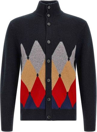 Ballantyne Cardigan - Bleu