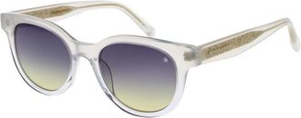 Scotch & Soda Femme, Accessoires, Gris, Taille: ONE Size Gray Acetate Lunettes de soleil