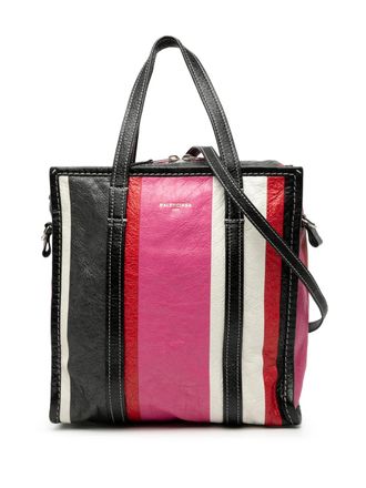 Balenciaga sac &agrave; main Bazar Shopper S en peau dagneau (2018) - Rose