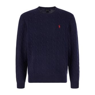 Polo Ralph Lauren Homme, Pulls, Bleu, Taille: 2XL Pull en maille torsad&eacute;e
