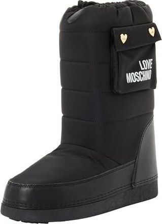 Love Moschino Bottines Ja24452g0nisl000 pour femme, noir, 41 EU, Noir, 41.5 EU