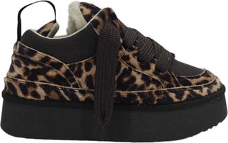 Jack Wills Snug Sneaker f&uuml;r Damen, Wildleder (Leopard)