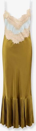 Mes Demoiselles... Fina viscose dress with lace profile - MES DEMOISELLES - gender_Woman