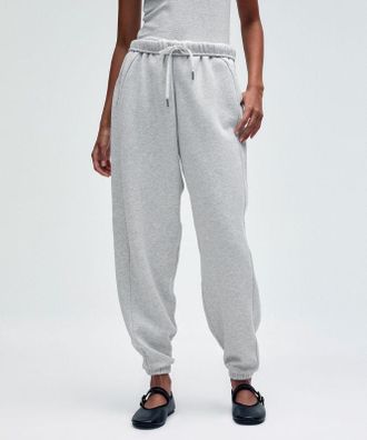 lululemon Jogging Scuba Oversized taille mi-haute Court pour Femmes - Light Gris - Taille 2XS