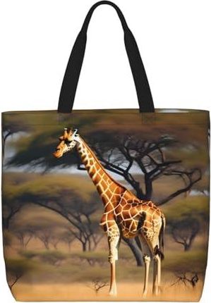Generic Arbre &Agrave; Girafe DAf Sac &Agrave; Bandouli&egrave;re Grand Sacs De Courses Imperm&eacute;able Sac A Main Femme Pour Quotidienne Shopping Universit&eacute;