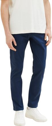 Tom Tailor Tom Tailor Denim Herren Slim Fit Chino Hose mit G&uuml;rtel, 34732 - Navy Mini Houndstooth, 27/32