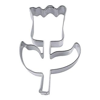 St&auml;dter Ausstechform, Edelstahl, Silber, 5,5 x 4 x 2 cm