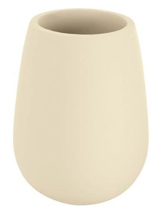 Kleine Wolke Zahnputzbecher Drip, Accessoires, Farbe Sandbeige, Material: Polyresin
