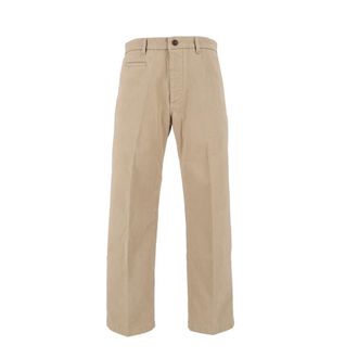 TELA GENOVA Wide Pantalons - Homme - Pantalons - Brun - Taille: W31