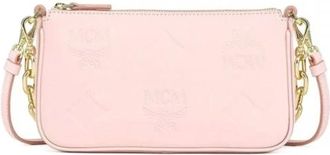 MCM Mcm, Femme, Sacs, Rose, Taille: ONE Size Aren Chain Crossbody