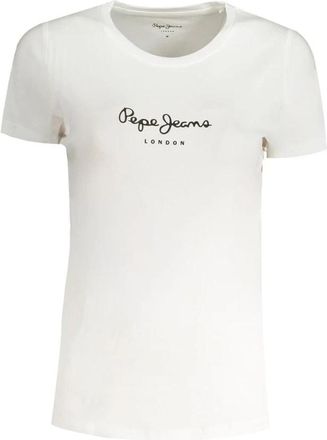 Pepe Jeans London T-Shirts - - Tops - Damen - Wei&szlig; - M