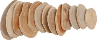 Hemobllo Selbstgemacht Treibholz Holzvasenf&uuml;ller Satz f&uuml;r Hochzeits und Partydekoration Ovale Treibholzst&uuml;cke f&uuml;r Nat&uuml;rliche Tischdeko und Bastelprojekte