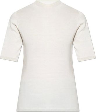 Fabiana Filippi Femme, Pulls, Beige, Taille: 38 FR T-shirt &agrave; manches courtes
